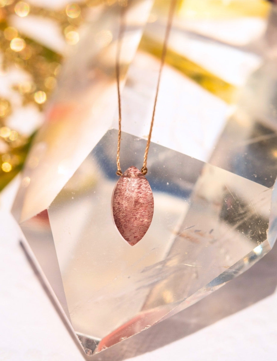 Limited Edition Pink Epidote Necklace for Celebrate You – SoulKu