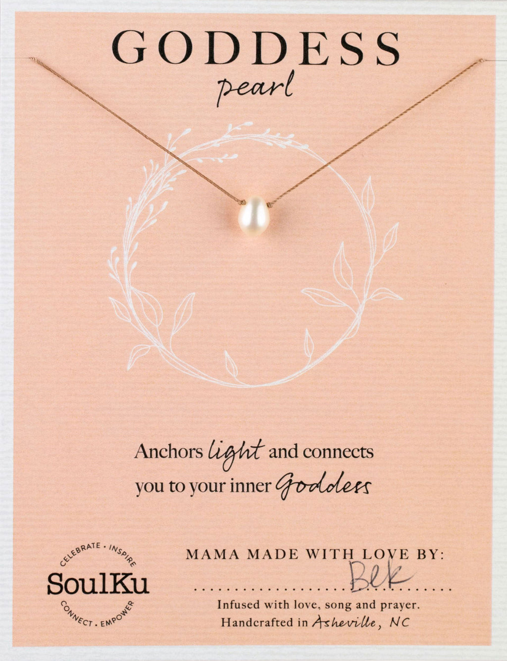 Pearl Necklace for Strength & Wisdom | Meaningful Jewelry | SoulKu